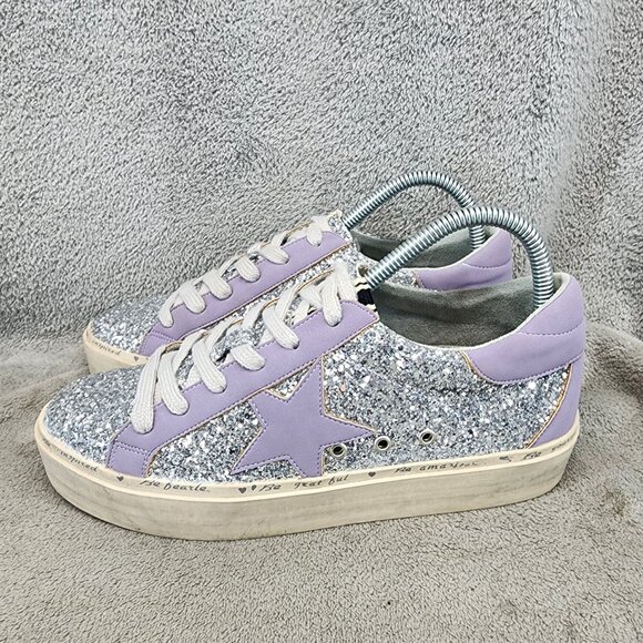 ShuShop | Shoes | Shu Shop Shoes Womens Size 8 Pixie Purple Glitter ...